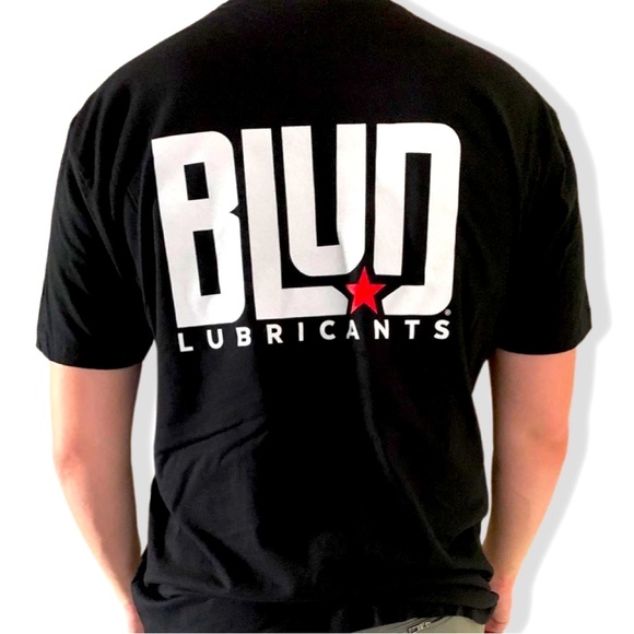 Blud Racing | Shirts | Blud Racing Lubricants Black Tshirt Size Sm ...